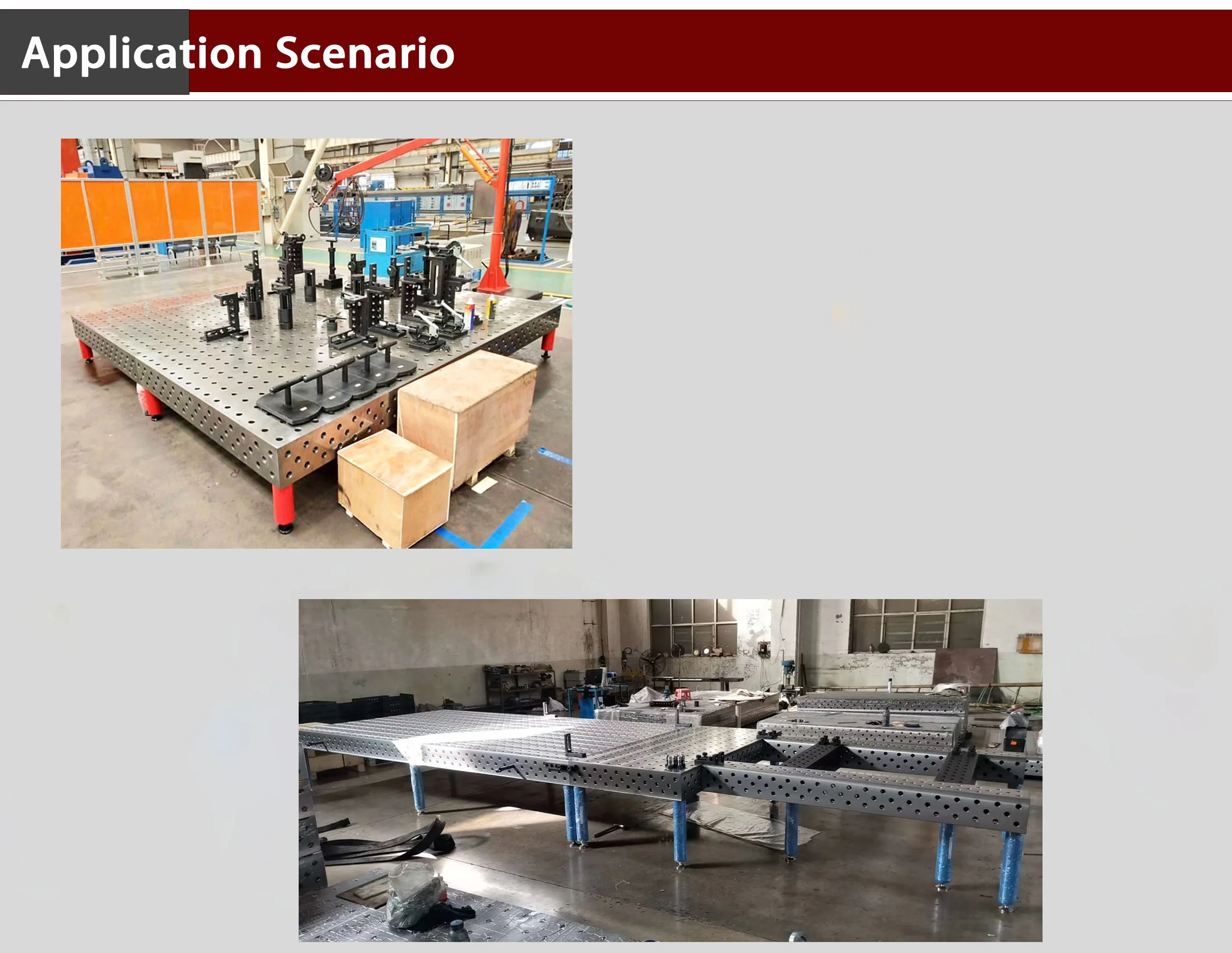 3d Flexible Welding Cast Iron Table / Fixture Table Welding Equipment ...