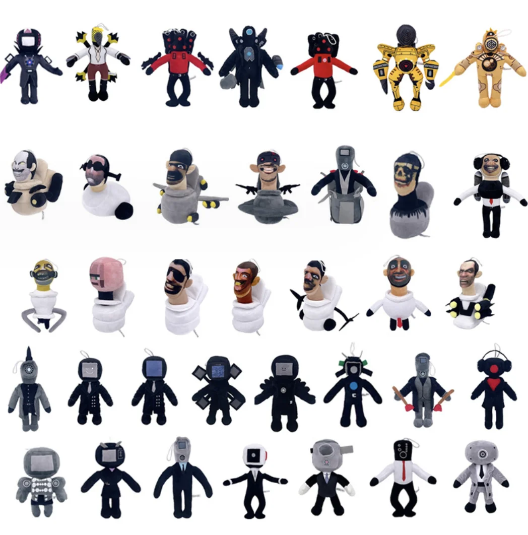 Skifidi Toilet Plus Toilet Man Mocking Plush Toys Doll Toys - Buy ...