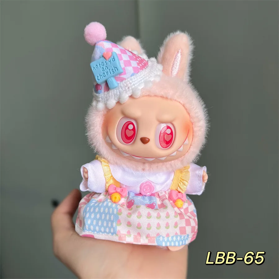 Labubu 17CM Plush Doll with Stress Relief ACG Name Demon Slayer
