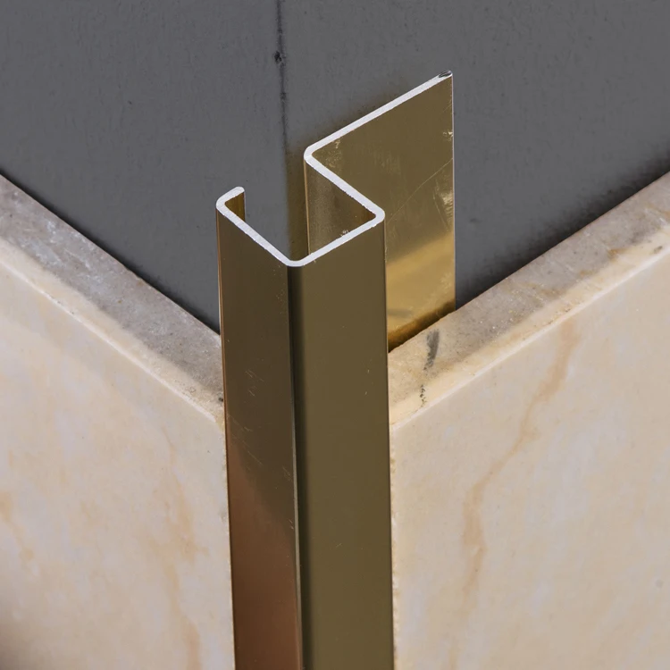 Waterproof Ceramic Tile Edge Trim - Aluminum Decoration Strip