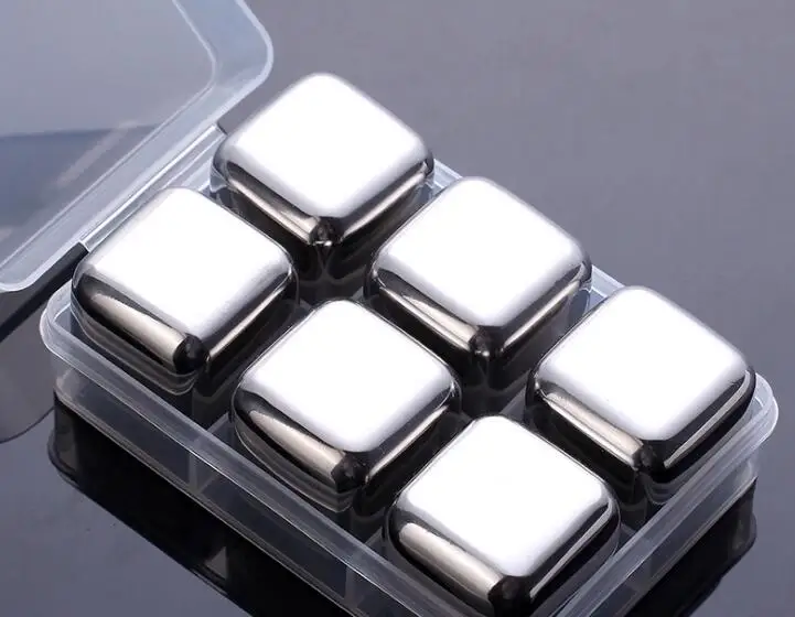 304 Stainless Steel Ice Cubes - Durable & Versatile