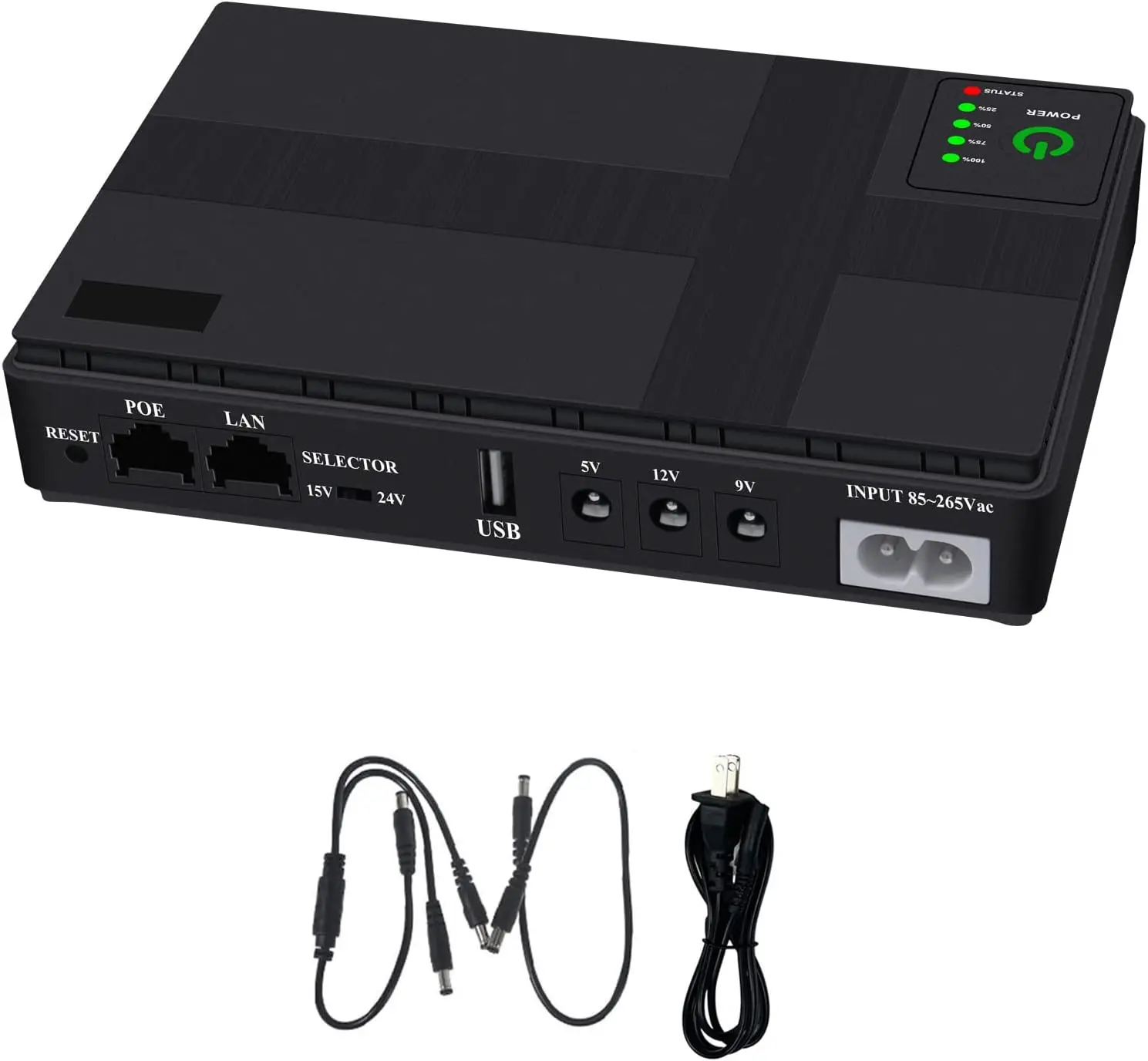 Mini DC UPS Power Supply POE Portable Wifi Router Online UPS Backup ...