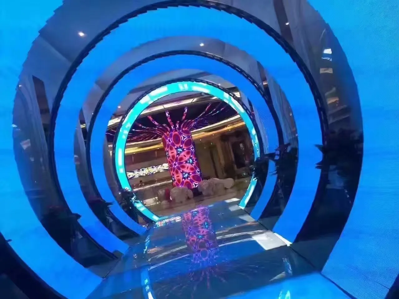 P3 P4 P5 Indoor Vertical Led Wall Curtain Panel Commercial Advertising ...