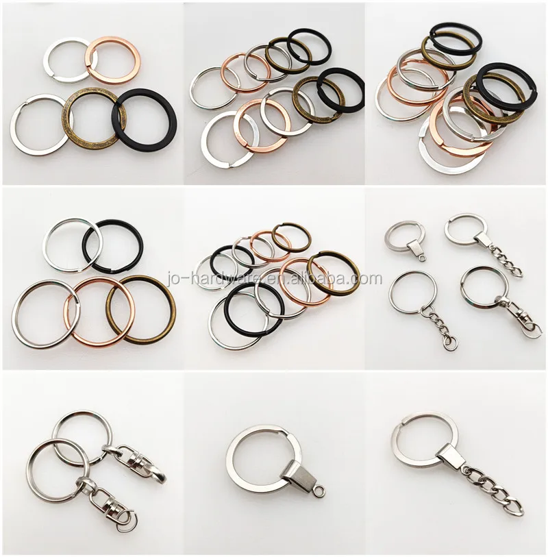 Metal Various Sizes Key Ring,Flat Key Ring,Split Key Ring Fr-028a - Buy ...