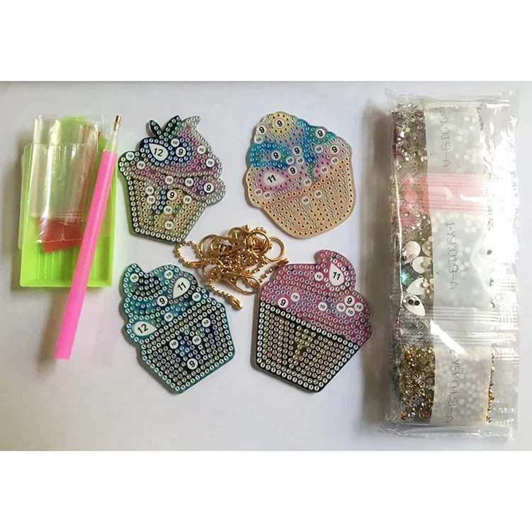 2019 New Diamond Painting Keychain Diamond Art Diy Keychain Set - Buy ...
