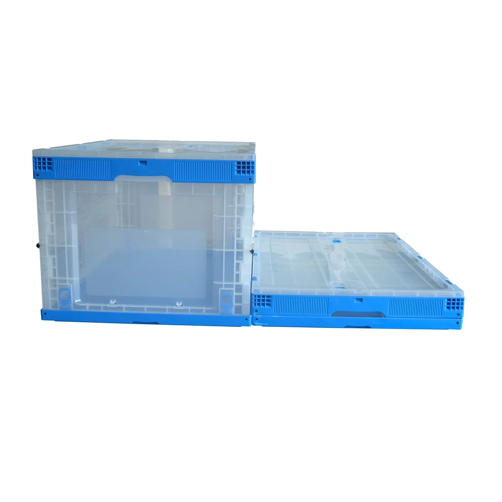 80 Litres Plastic Transparent Storage Container Foldable Plastic ...