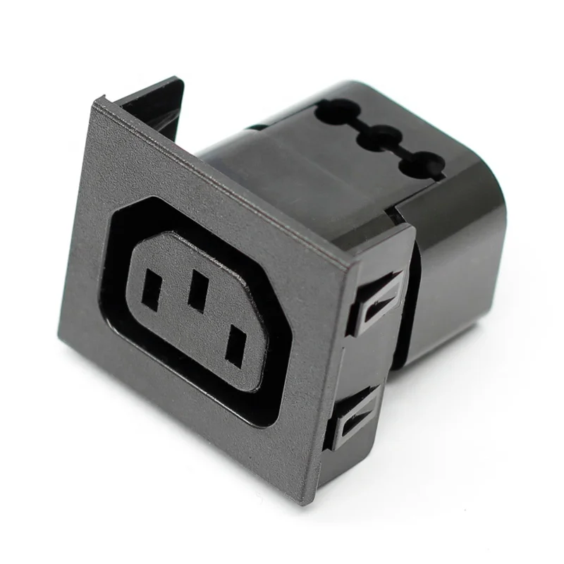 Pierce Type Snap In Iec 320 Power C13 Female Connector Power Socket ...