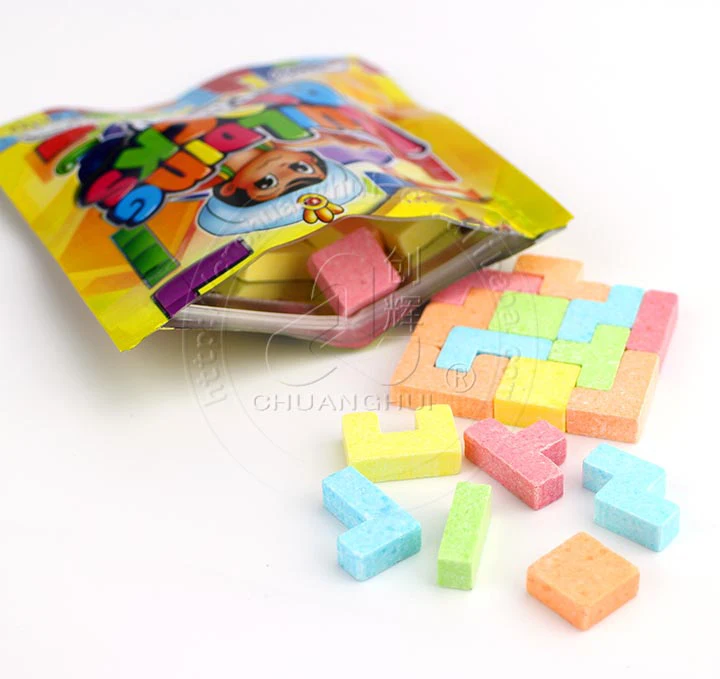 Halal Diy Fruit Flavour Building Blocks Press Candy for Kids