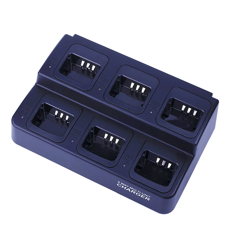 Six-way Charger Multi Unit Charger For Motorola Kenwood Icom Hytera ...