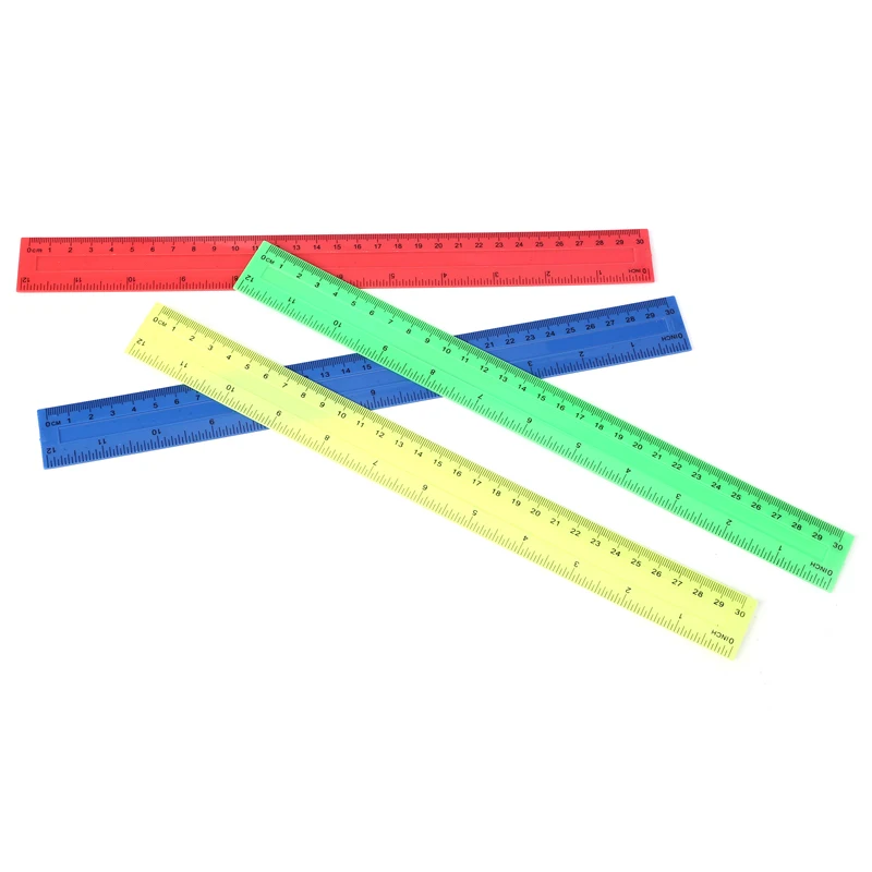 Wholesale Color Groove Ruler 30cm High Quality Color Plastic Groove ...