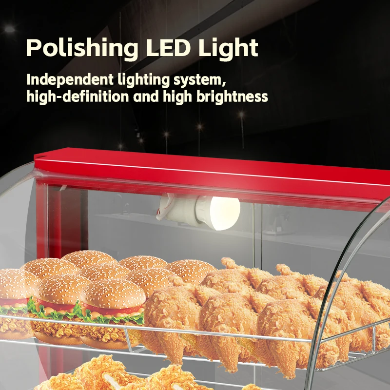 Restaurant Countertop Electric Food Warmer Showcase Pie Warmer Display ...