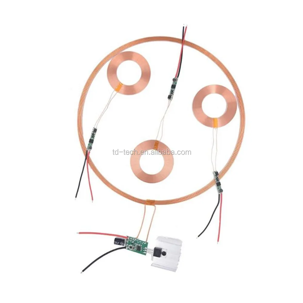 Taidacent Coil Inductive Charging Circuit - 9V & 24V Wireless Charger ...
