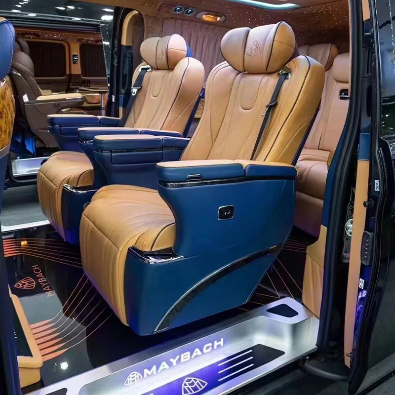 Luxury VIP Conversion Leather Business Seats for Alphard