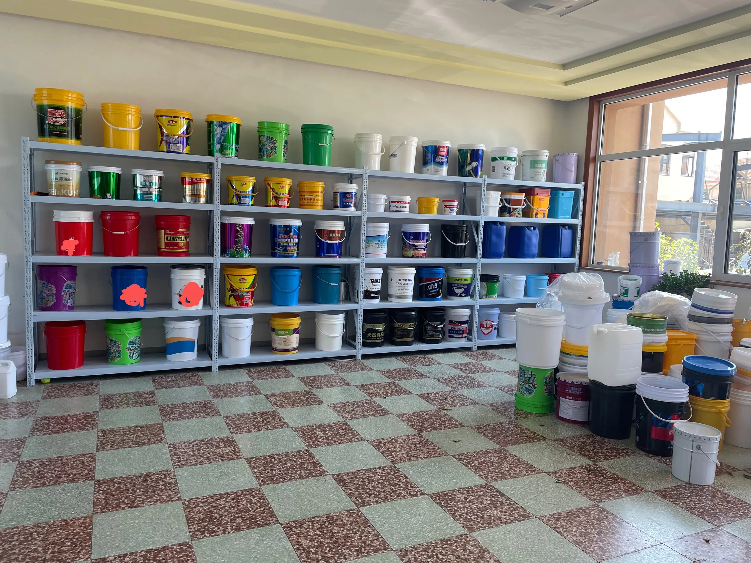 1 Liter To 5 Liter Pp Open Top Plastic Pails 20 Litre Plastic Buckets ...