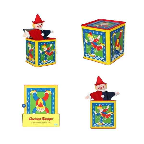 LE S0155 Curious Clown Jack in the Box - Fun Classic Toy