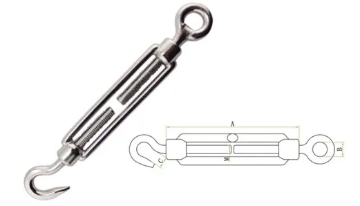 Turnbuckle DIN 1480 M16 Galvanized Tensioner Wholesale