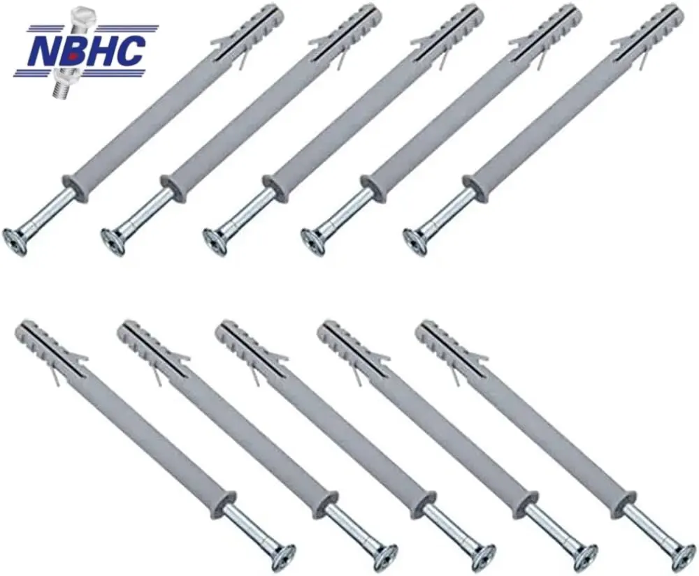 NBHC031AN M5 M6 M8 Nylon Wall Screw Plug Kit - Durable & Versatile