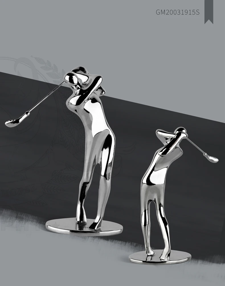 Customized Metal Figurine Golf Sports Awards Metal Figurine Mementos ...