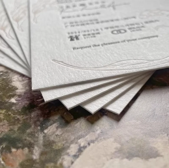 Customized Wedding Invitation Cards Brochures Cardboard Kraft Small ...