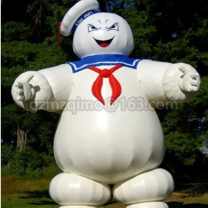 Inflatable Stay Puft Marshmallow Man for Halloween Decor