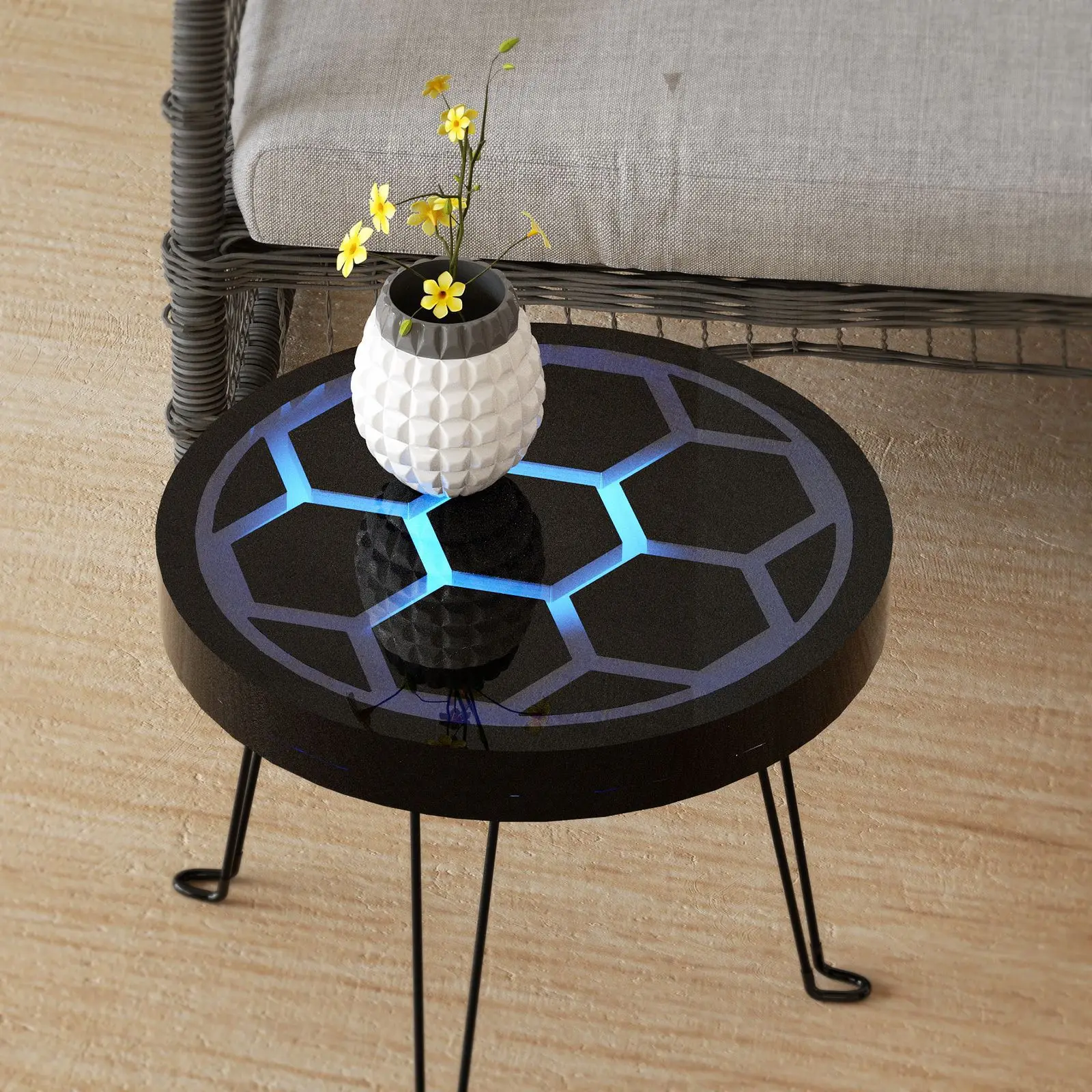 Big Round Honeycomb Honeycomb River Table - Eco-Friendly Resin Mold