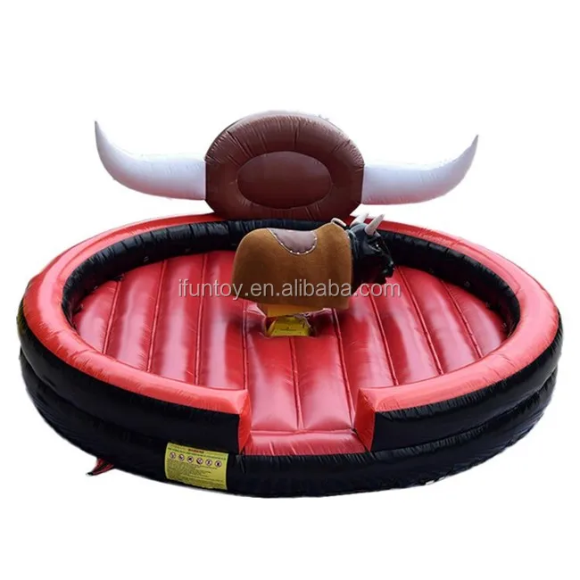 Mechanical Inflatable Rodeo Bull / Inflatable Bull Riding Machine ...