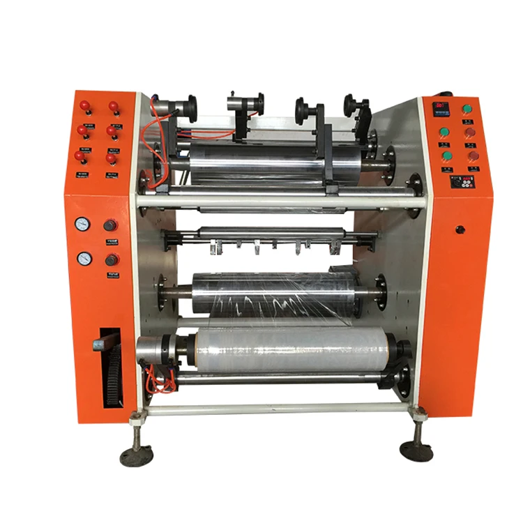 Oem Semi Automatic Stretch Film Slitting Rewinder Pe/pvc Stretch Cling ...