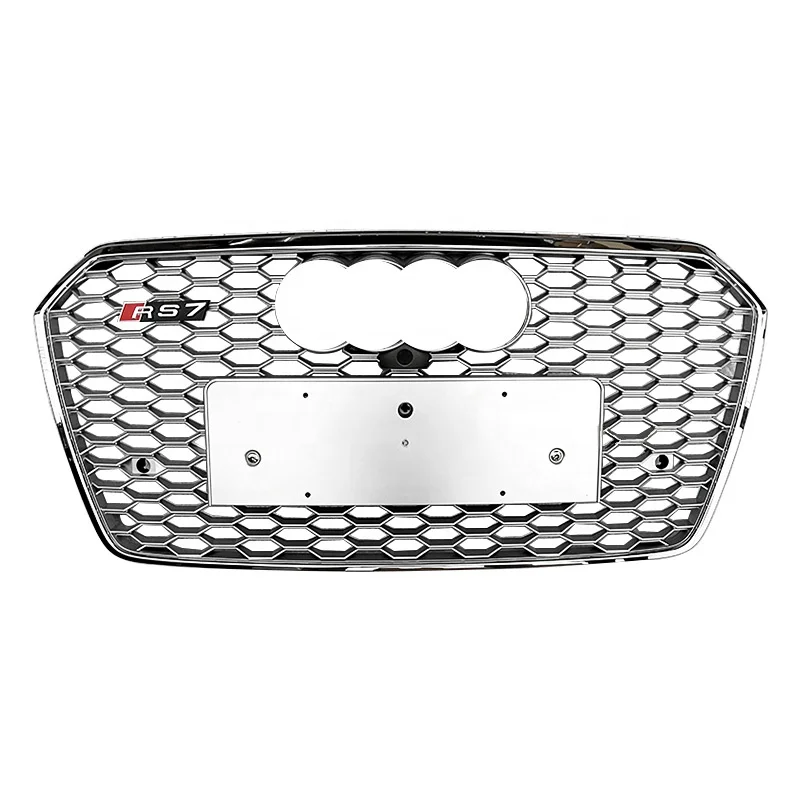 Audi A7 RS7 Front Grille - Silver Mesh Facelift Upgrade