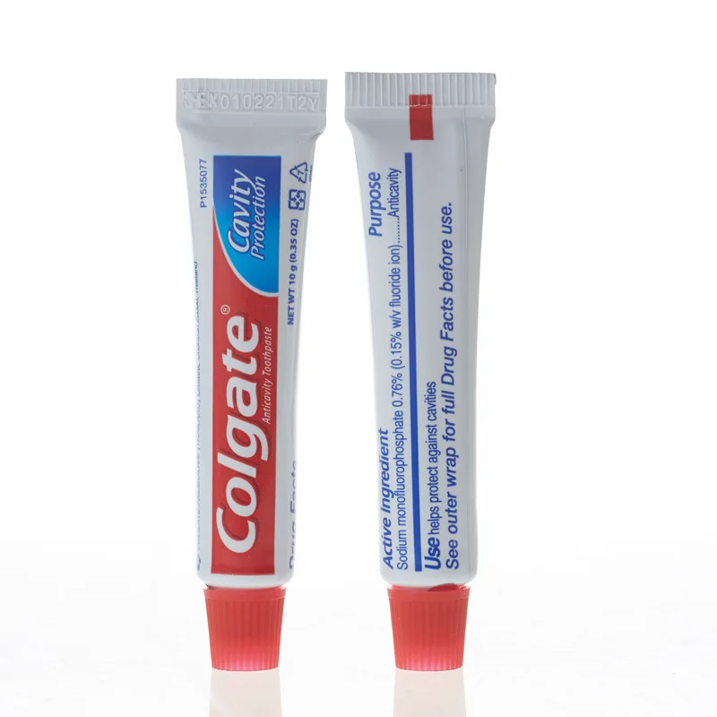 Colgate English Version 10g Disposable Toothpaste Hotel B&B Spa Resort ...