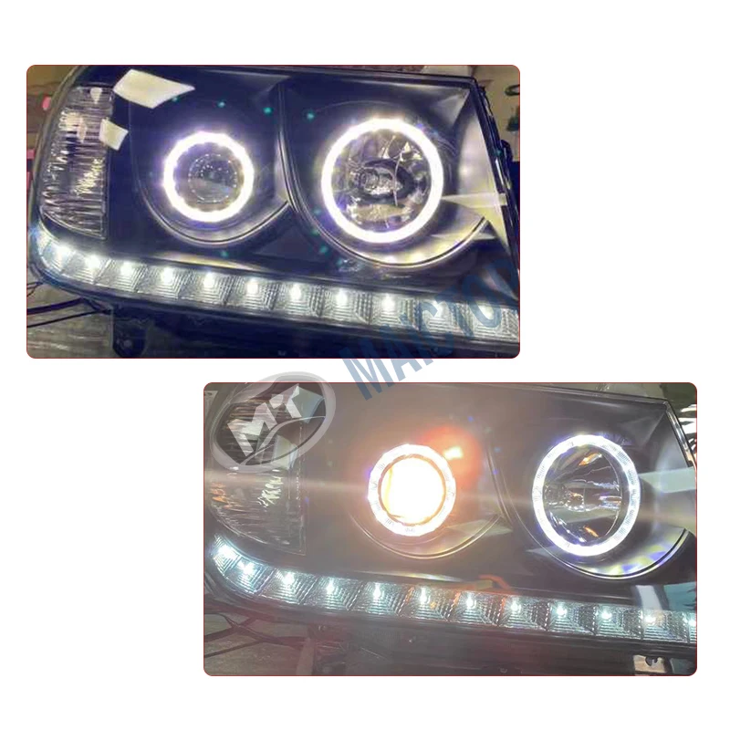 Maictop Car Accessories - LED Headlights for Land Cruiser 100