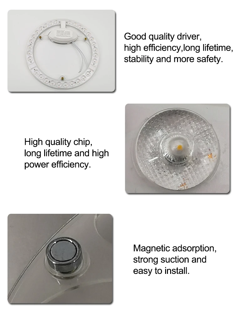 12W LED Ceiling Light Module - Easy Replacement for Modern Living Rooms ...