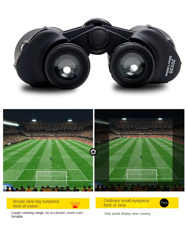 20X50 Outdoor Telescope with Night Vision and Glow Light Blade Non ...