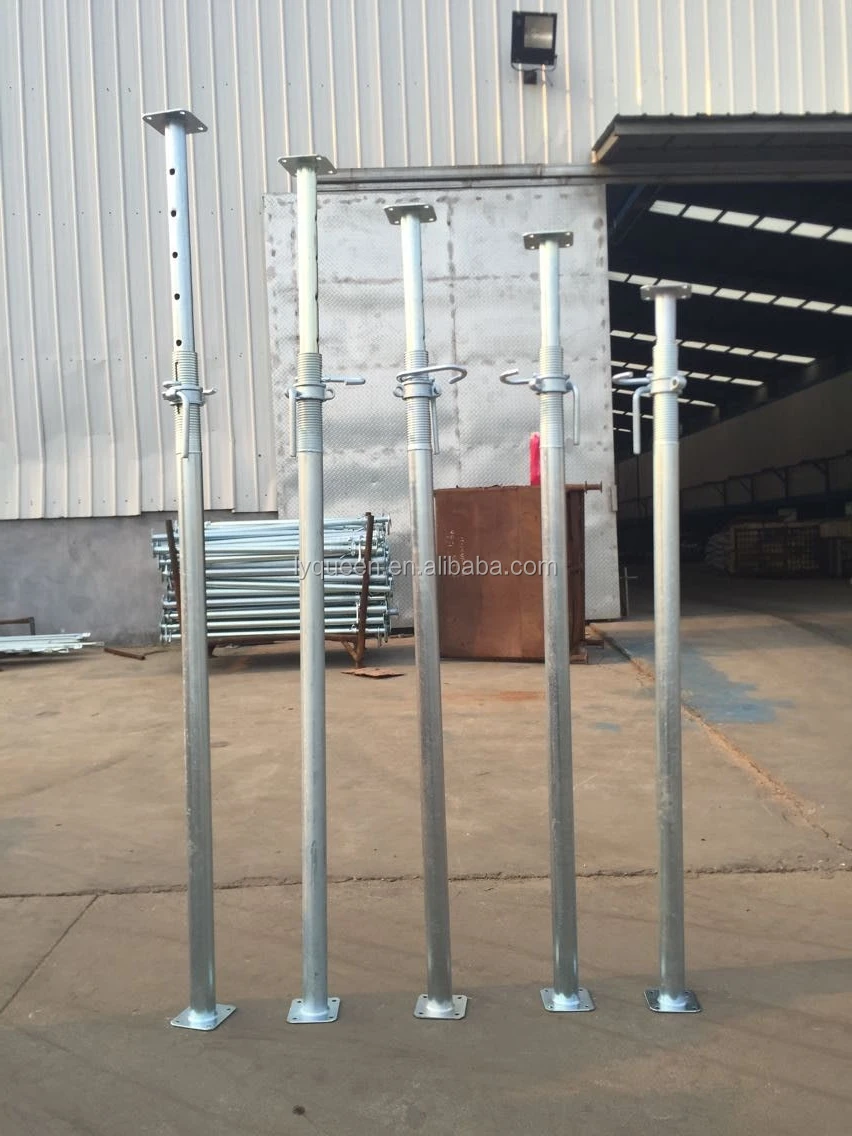 Galvanized Steel Shoring Prop Fork Head And Tripod Used For Beam Or ...