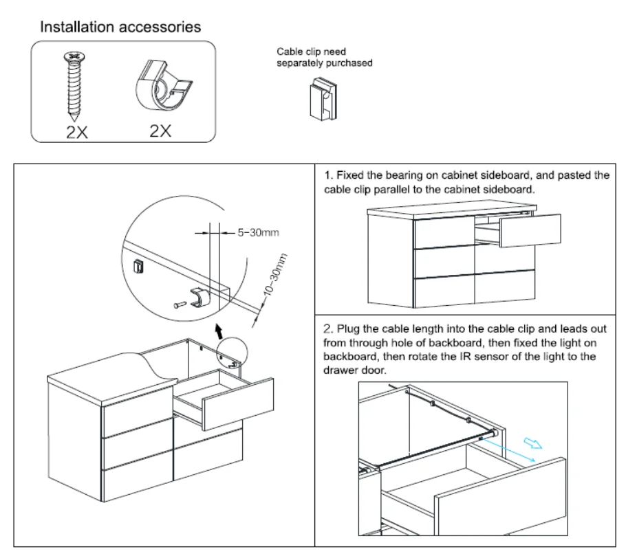 12v New Light Automatic Drawer Led With Sensor,Automatic Open Drawer ...