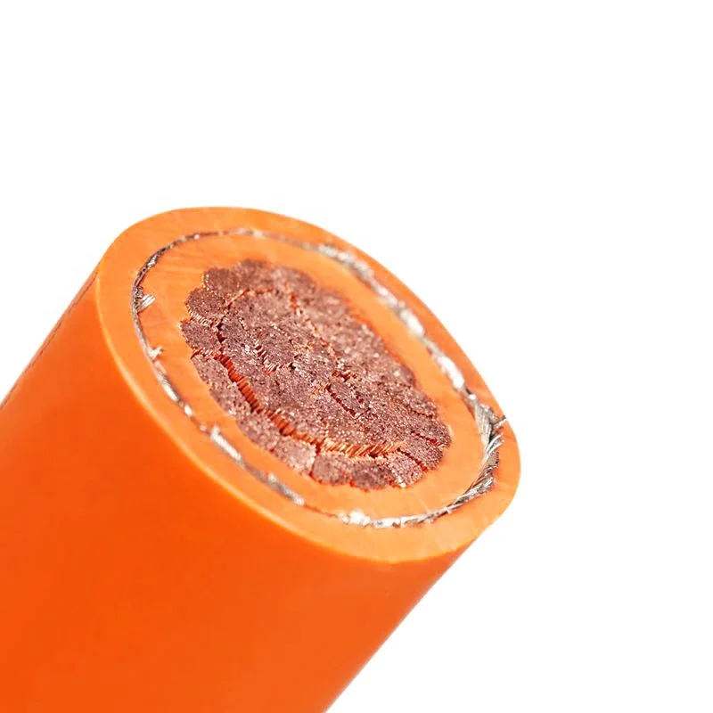 Orange XLPE Silicone Shielded 1500V HV High Voltage Cable