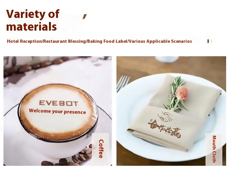 PrintPen Handheld Food Printer Jet Drawing Machine for Coffee Cake ...