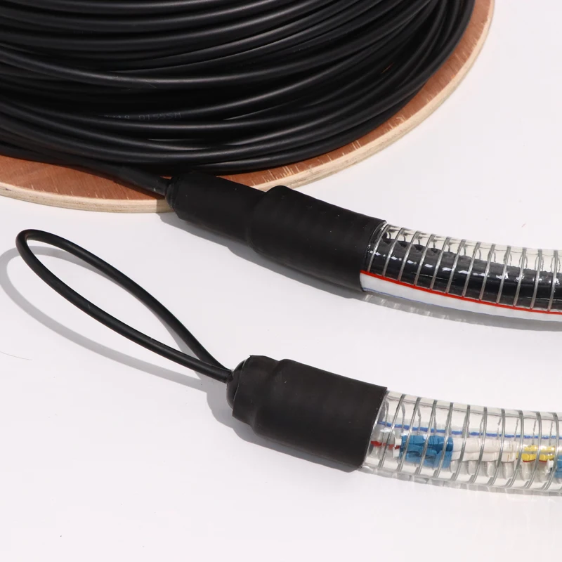 LC Pulling Eye Socket Pre Terminated Fibre Cable - 24cores