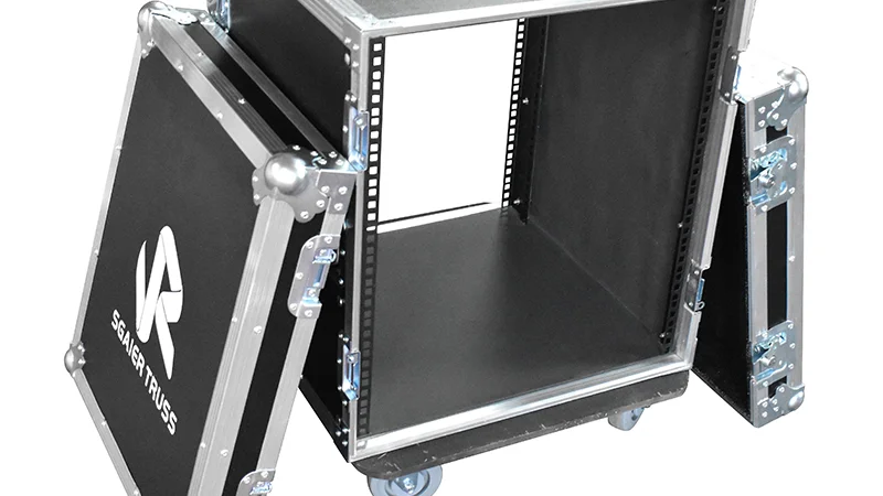 16u DJ Workstation Flight Case Rack with Side Tables, View 16U flight ...