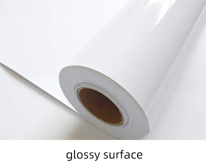 Glossy Matt White Eco Solvent Printing PVC Vinyl Sticker