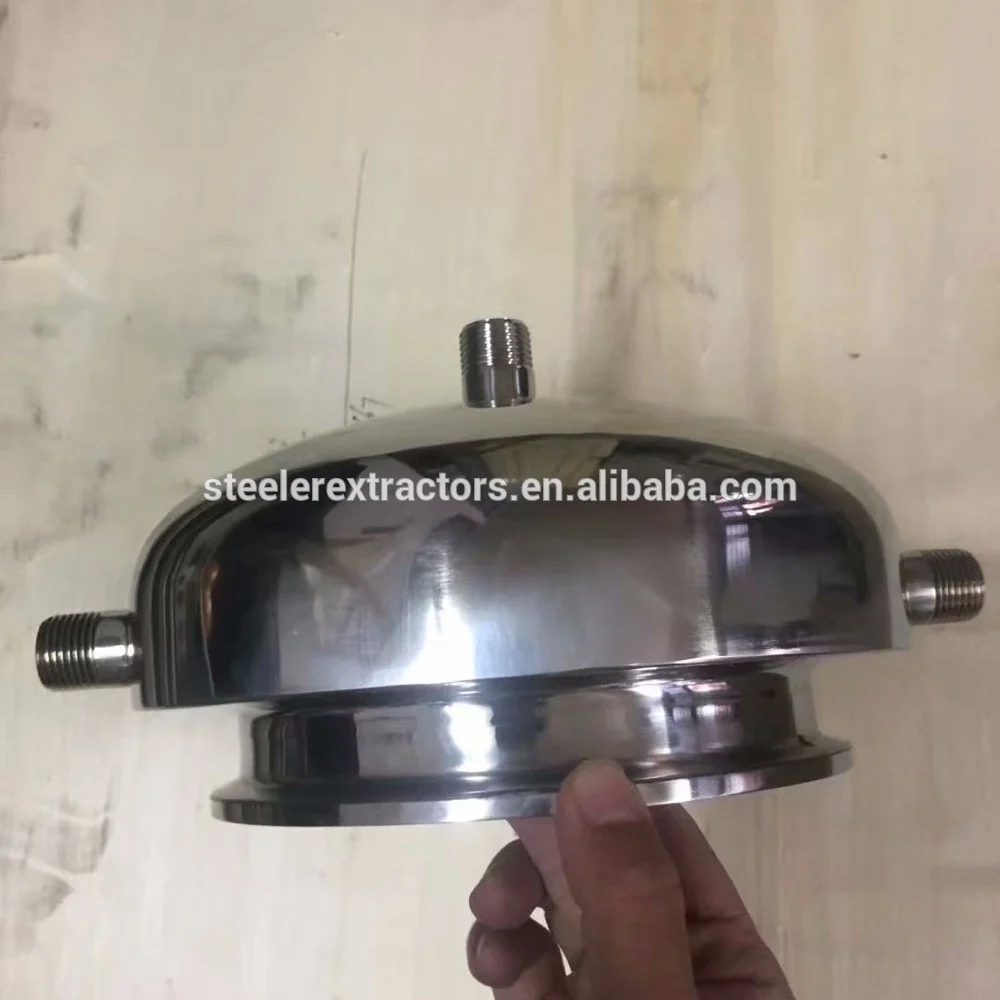 Stainless Steel Sanitary Triclamp 10" Jacketed Columns With Rounded ...