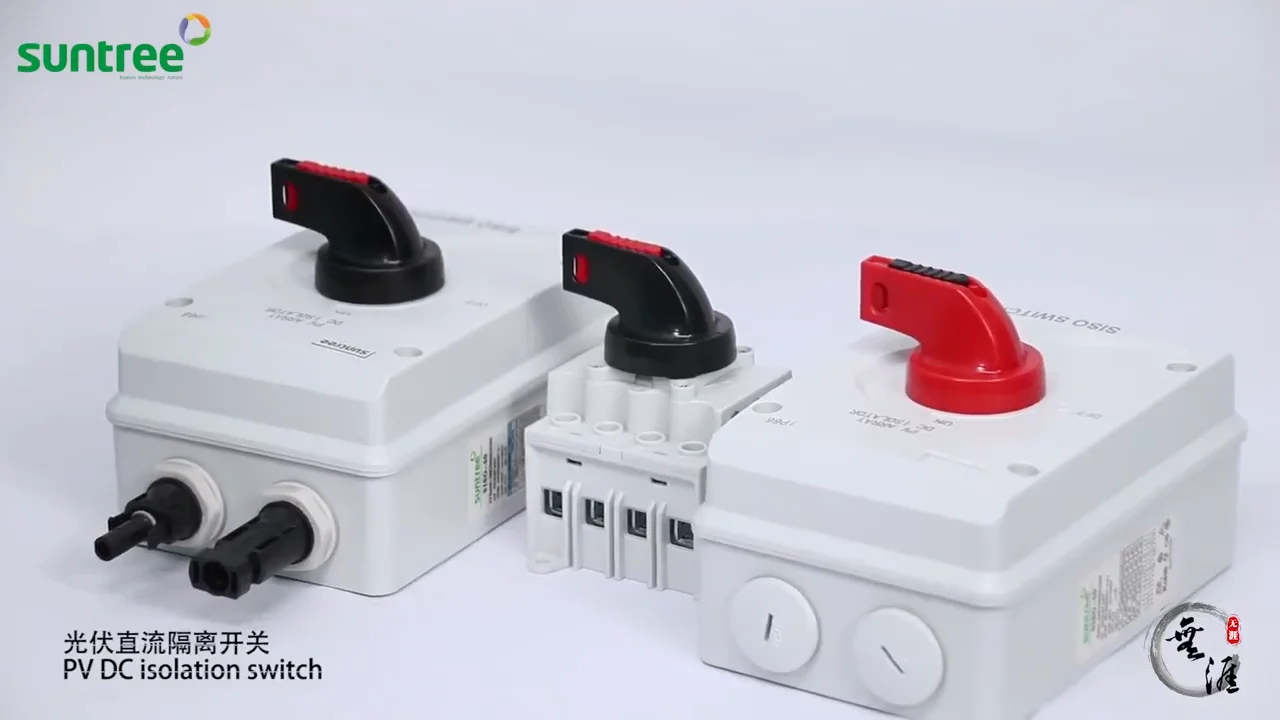 Siso-40 Suntree 1000v Dc Isolator Switch 3 Phase Waterproof Amp ...
