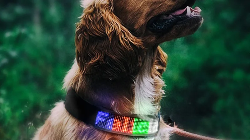 App Controlled Digital Dog Interactive Programmable Scrolling Light Up ...