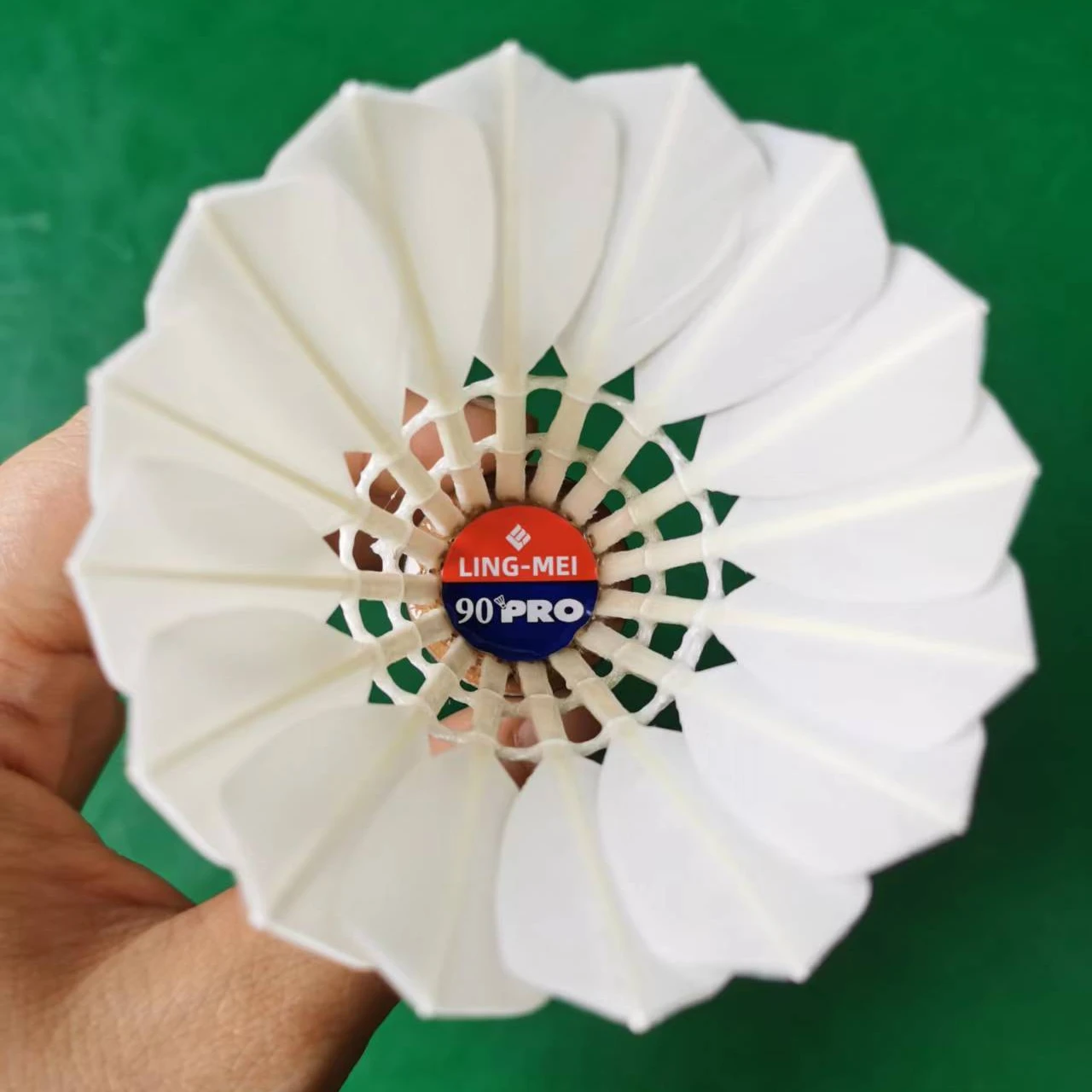 LINGMEI BWF Approved Badminton Goose Feather Shuttlecock