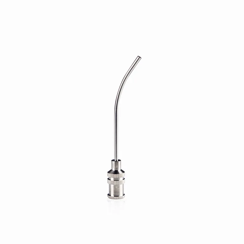 Slignee Stainless Steel Dental Elbow Needle Safe Sterile Curved Needle ...
