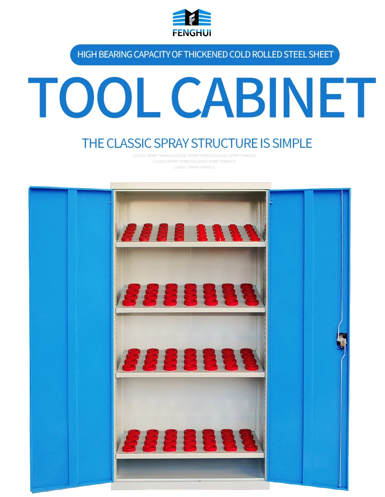 Heavy Duty Tool Cabinet Workshop Hardware Tool Multi Function Storage ...