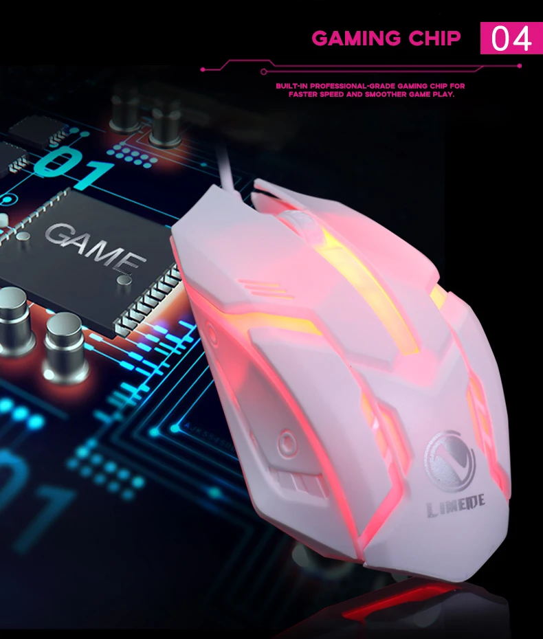 1 Dollar Gaming Mouse Colorful Backlit Led Wired Optical - Buy 1 Dollar ...