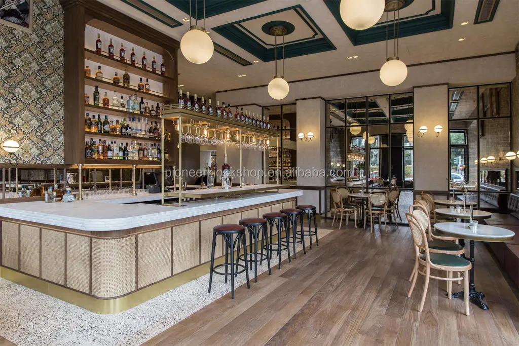 Luxury Bar Counter - Customized Hotel Design for Sale