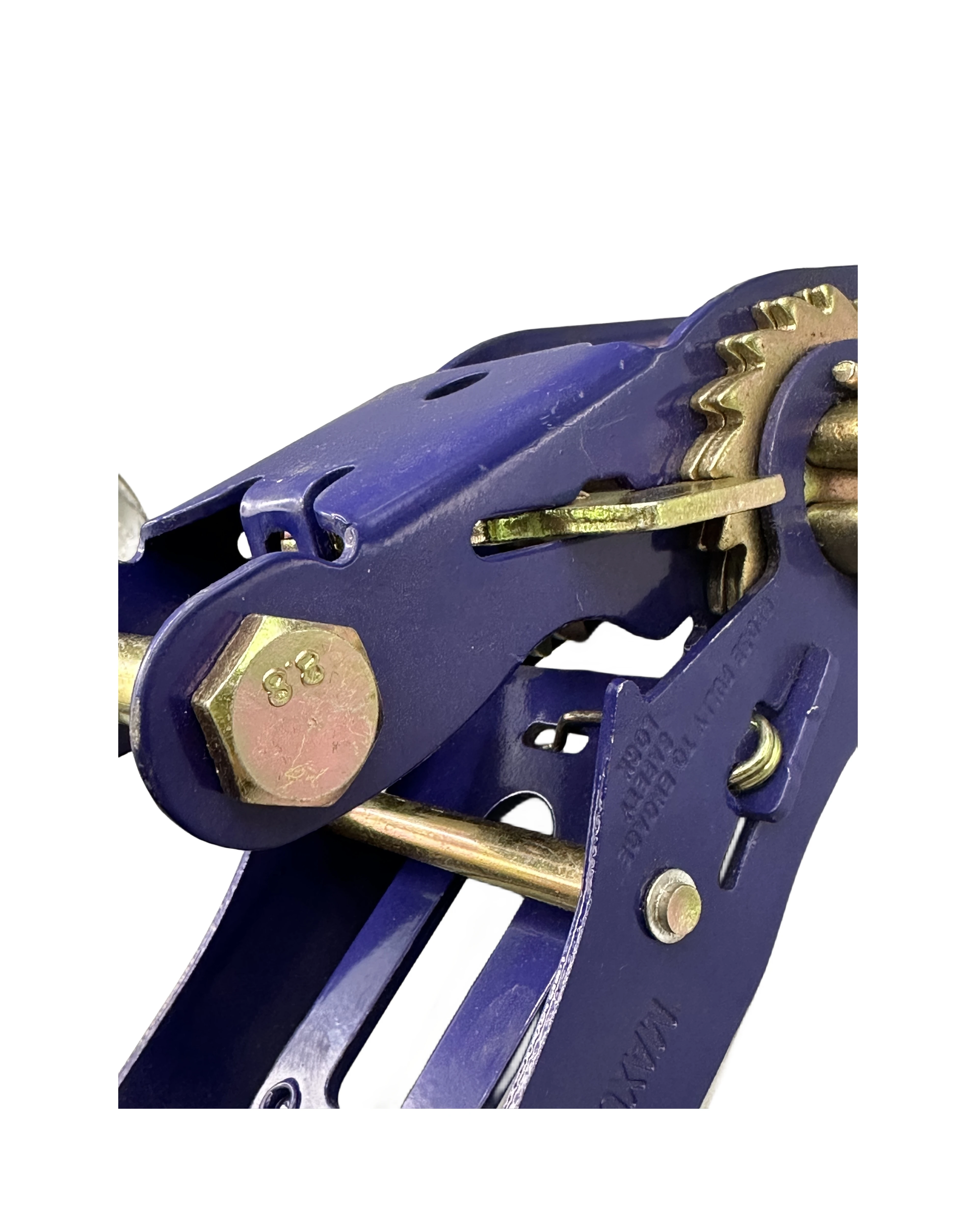 2inch Blue Surfaced Heavy Duty Ratchet Buckle Plastic Handle Ergo ...