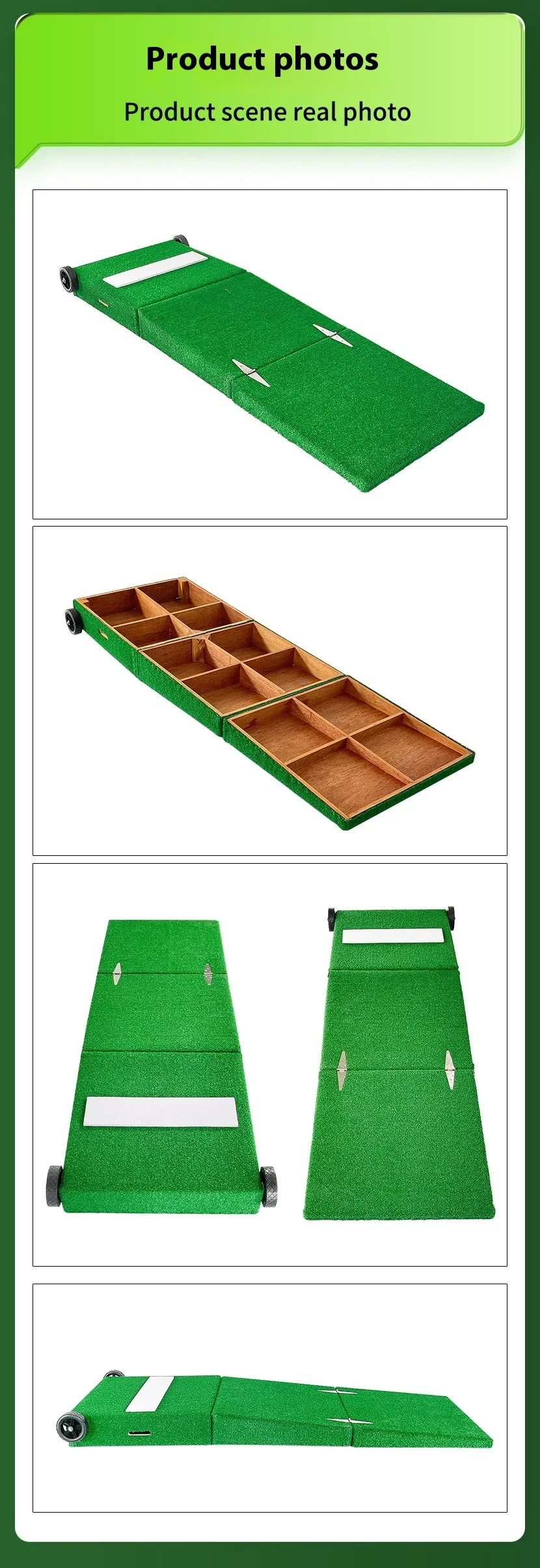 Portable Folding Pitcher Mound Batting Practice Ball Mat Non-Slip ...