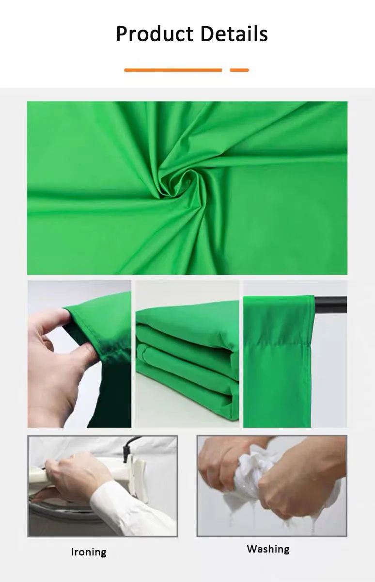 Greenscreen Backdrop Fabric Backdrops Muslin for Photo Studio Green ...